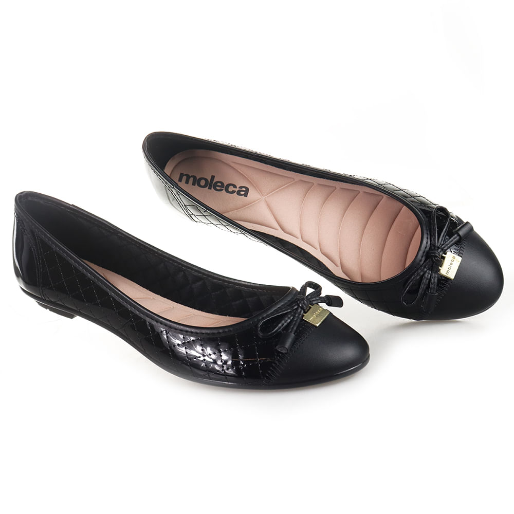 Sapato Flat Feminino Moleca - 50271407 - Flávio's Calçados