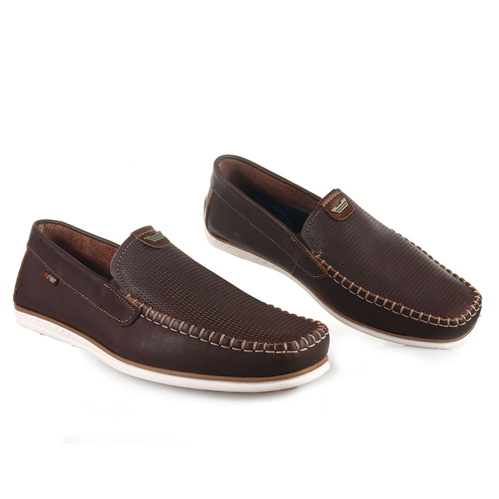 Mocassim Pegada Masculino - 142002-03 - Flávio's Calçados